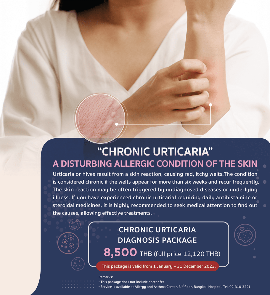 Chronic Urticaria diagnosis package | Bangkok Hospital